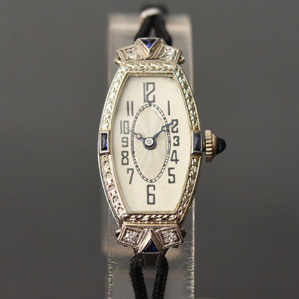 20s V&W Co. Ladies 18K Gold & Diamonds Art Deco Watch – empressissi