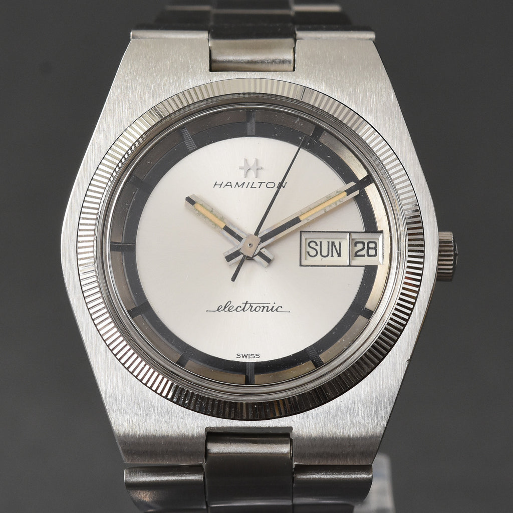 1976 HAMILTON 'Polaris' Electronic Day Date Gents Swiss Vintage Watch ...