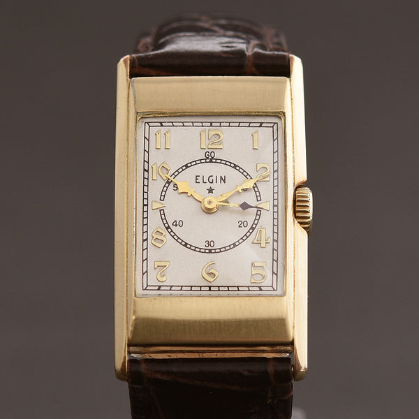 1936 ELGIN 'Dr Osler' Art Deco Doctor's Vintage Gents Watch – empressissi