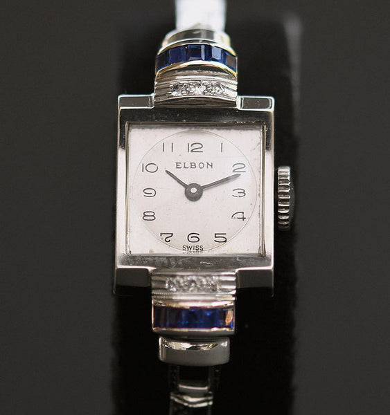 40s ELBON Swiss Ladies 14K Solid Gold Cocktail Watch – empressissi