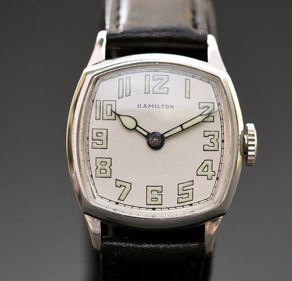 20s HAMILTON USA 'Cushion Plain' Gents Art Deco Watch – empressissi